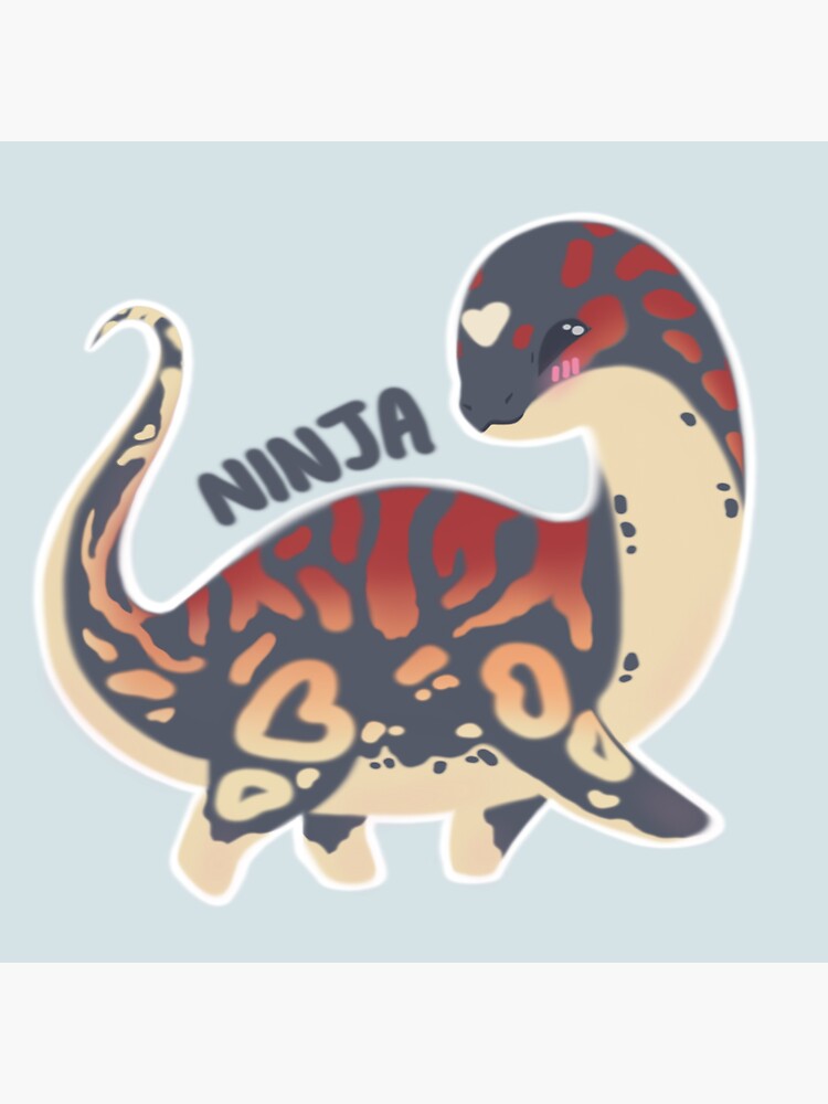 "Chibi Apatosaurus" Sticker for Sale by NinjasStudio | Redbubble