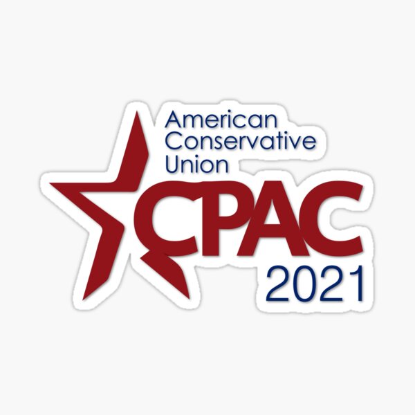 "Cpac 2021 " Sticker for Sale by 4Vision | Redbubble