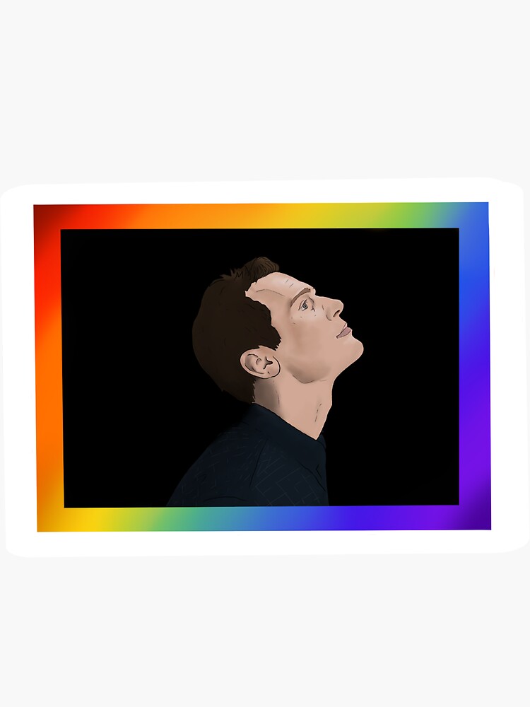 "Jonathan Groff Pride" Sticker for Sale by cadyhurlbert | Redbubble