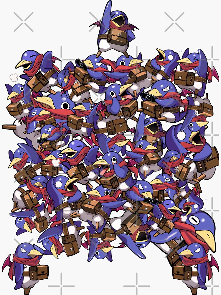 "Prinny Bundle" Sticker for Sale by imposibear | Redbubble