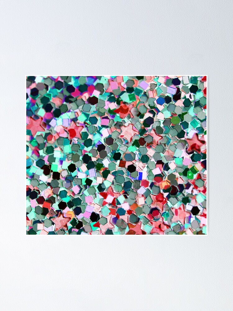 "Colorful glitter background" Poster for Sale by Doninni | Redbubble