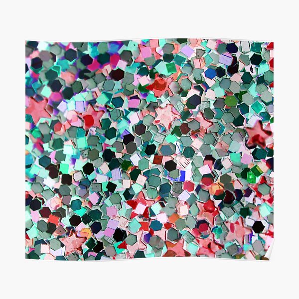 "Colorful glitter background" Poster for Sale by Doninni | Redbubble