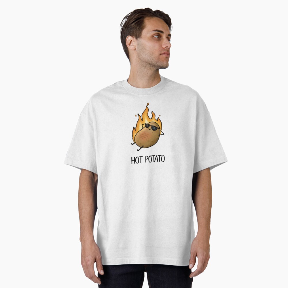 "Hot Potato" Sticker for Sale by drawforpun | Redbubble