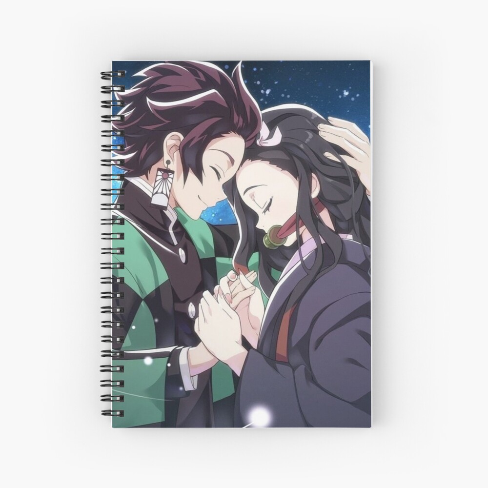 "Nezuko and Tanjiro (Demon Slayer)" Spiral Notebook by QualityClothes1 ...