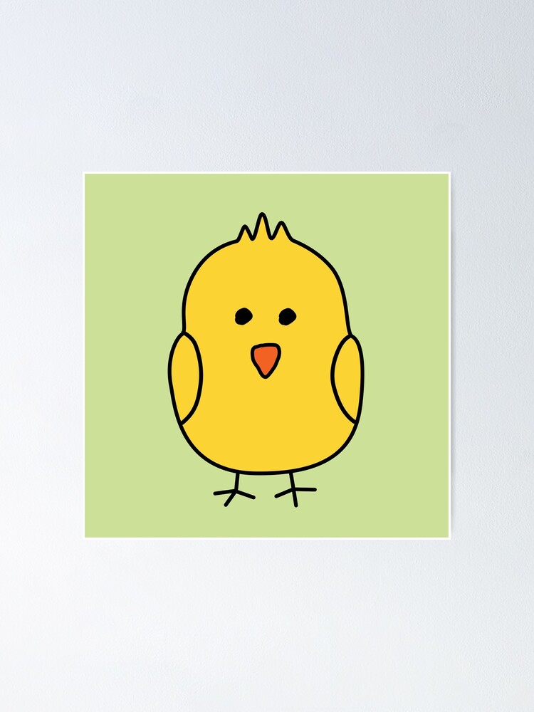 "Cute Easter Chick" Poster for Sale by DanandDee | Redbubble