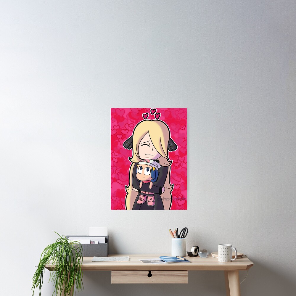 "Cynthia and the Smol Bean" Poster by JoshPointOh | Redbubble