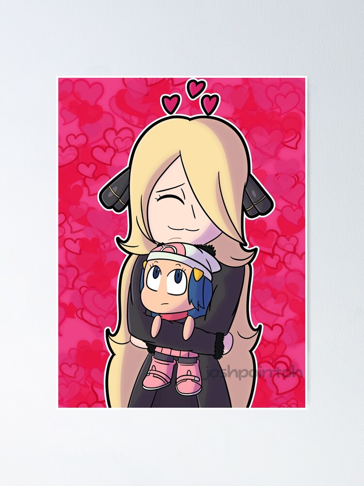"Cynthia and the Smol Bean" Poster by JoshPointOh | Redbubble