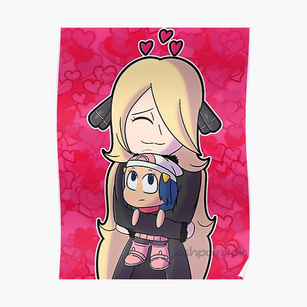 "Cynthia and the Smol Bean" Poster by JoshPointOh | Redbubble