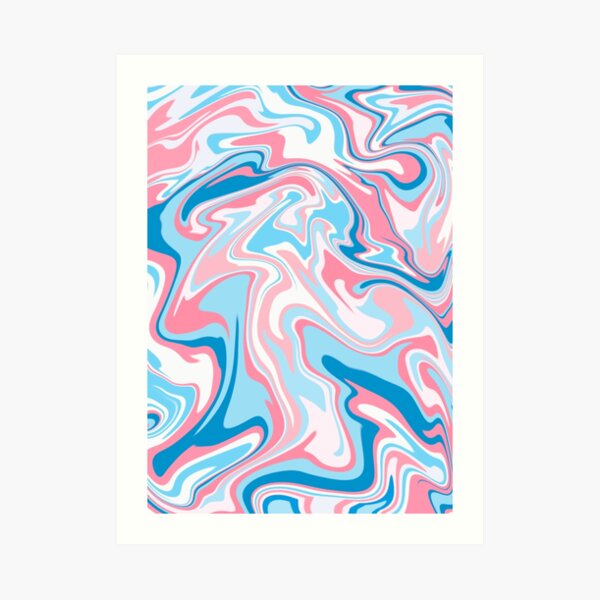 Subtle Trans Pride Art Prints | Redbubble