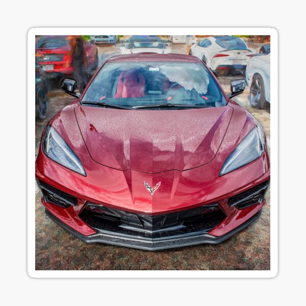 "2020 Chevrolet Corvette C8 X105" Sticker by RichFrancoCars | Redbubble