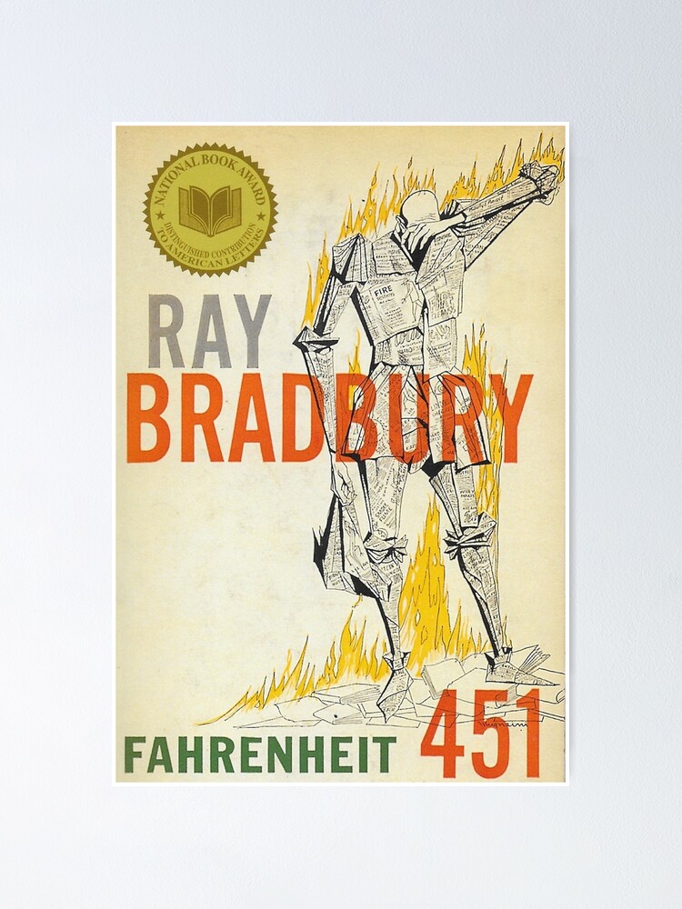 "Fahrenheit 451 Ray Bradbury" Poster for Sale by smilinskulldsgn ...