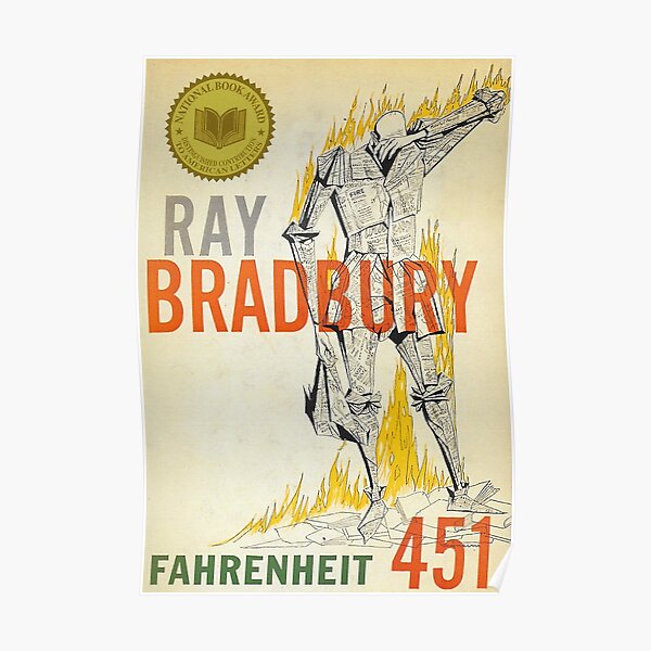 "Fahrenheit 451 Ray Bradbury" Poster for Sale by smilinskulldsgn ...