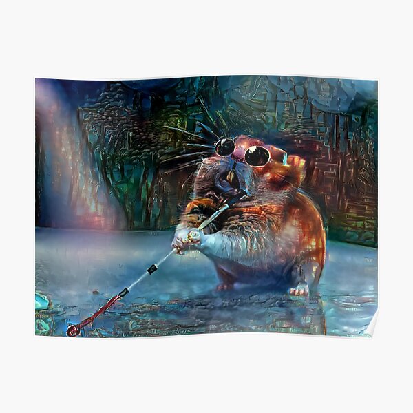 "Blind Hamster Meme" Poster for Sale by nando270 | Redbubble