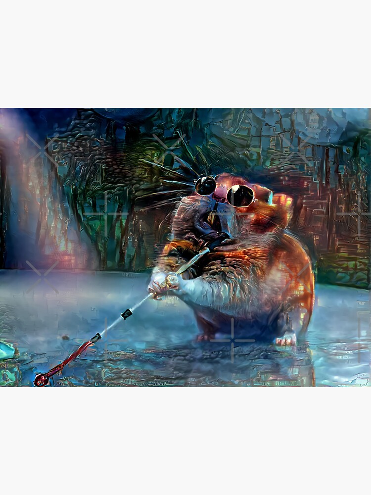 "Blind Hamster Meme" Sticker by nando270 | Redbubble