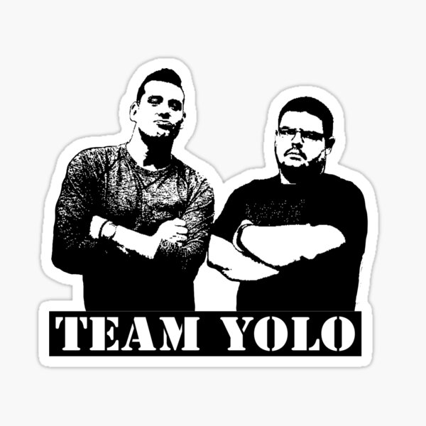 "Team Yolo" Sticker for Sale by EpicMrCuddles | Redbubble