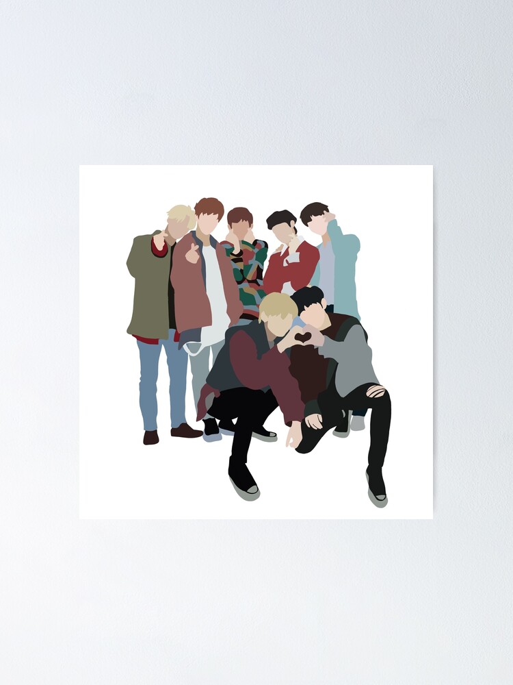 "ENHYPEN Border Day One Dawn Concept Photo Illustration " Poster by ...