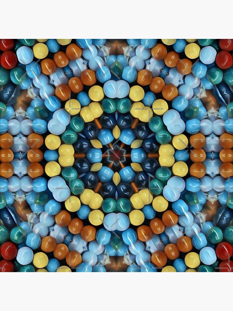 "Blue gumballs" Sticker for Sale by Random-Designz | Redbubble