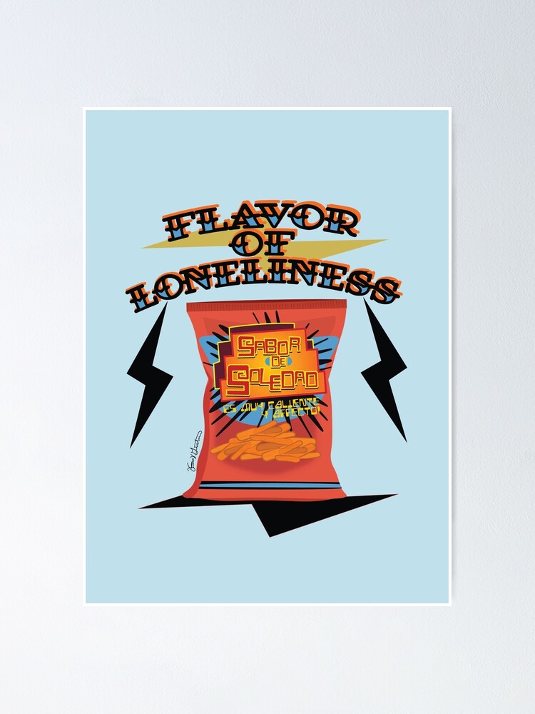 "Flavor of Loneliness" Poster for Sale by Frannotated | Redbubble