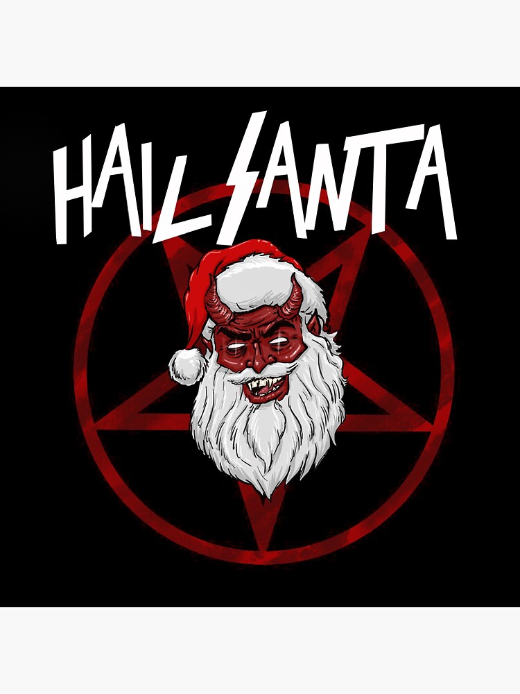 "Hail Santa" Sticker for Sale by DugMcFug | Redbubble