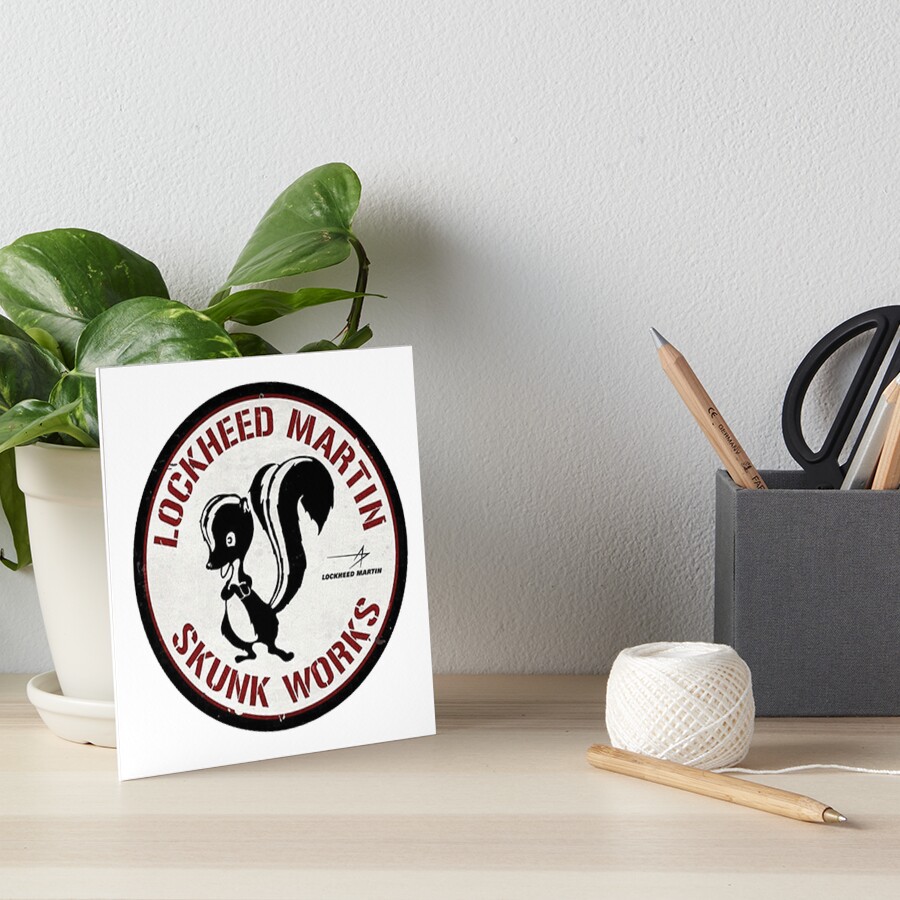 "Lockheed Martin Skunkworks Logo" Art Board Print by Teesigned | Redbubble