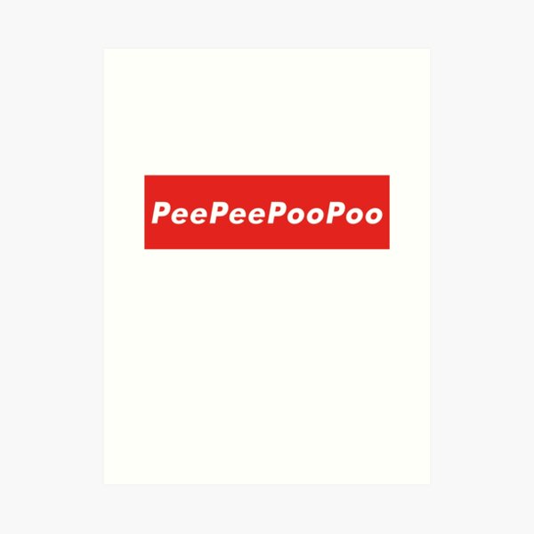 "PeePeePooPoo Meme" Art Print by Barnyardy | Redbubble