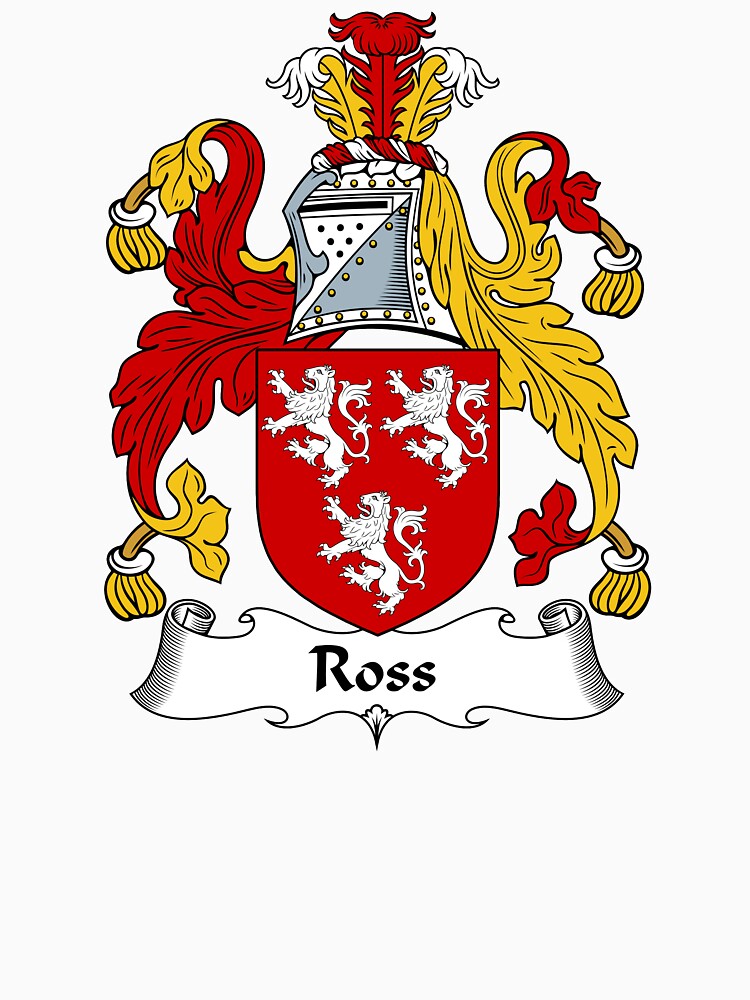 "Ross Coat of Arms / Ross Family Crest" T-shirt by ScotlandForever ...