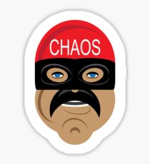 Captain Chaos Stickers | Redbubble