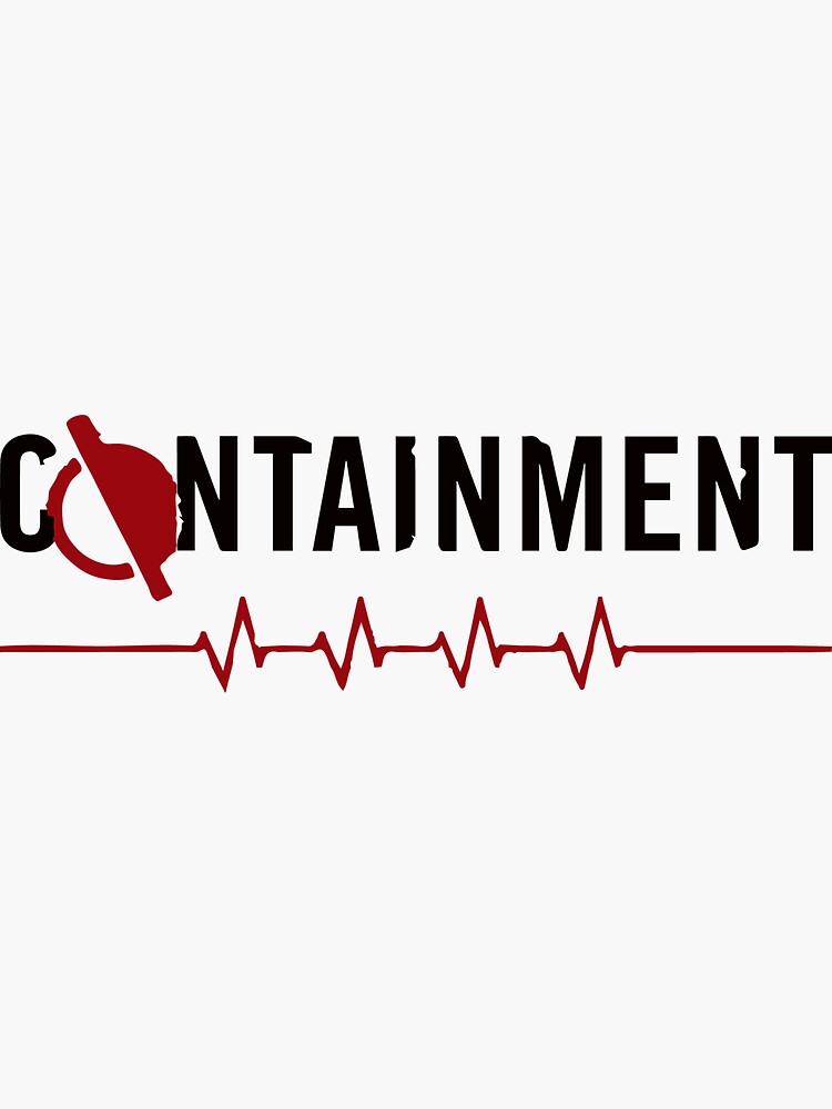 "Containment" Sticker for Sale by lionking82 | Redbubble