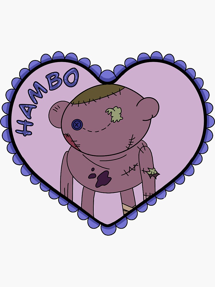 "Adventure Time Hambo " Sticker for Sale by alyssab615 | Redbubble