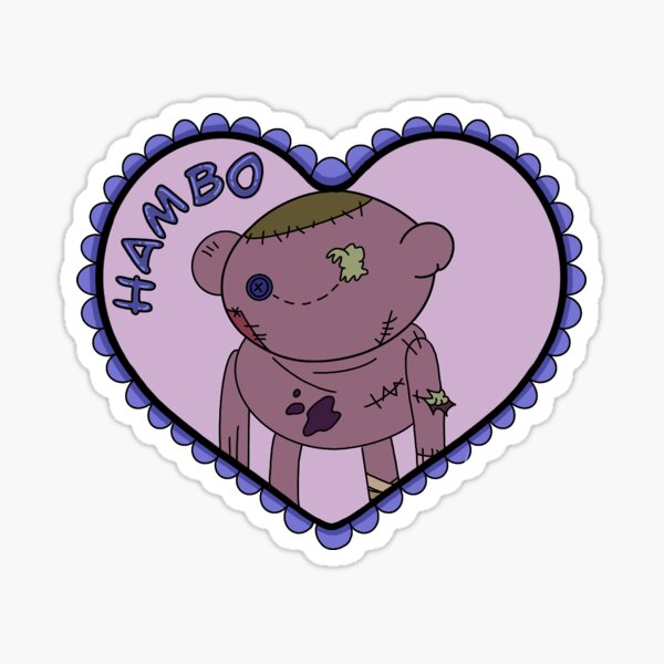 "Adventure Time Hambo " Sticker for Sale by alyssab615 | Redbubble