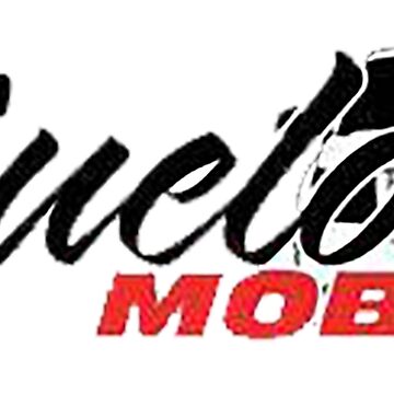 "Suelo Mob Black & Red Logo" Sticker for Sale by Teesigned | Redbubble