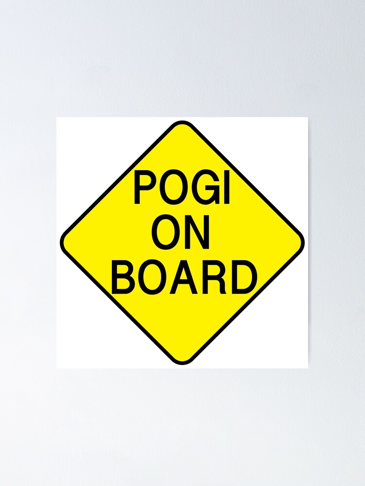 "Pogi on board - Funny Filipino Design" Poster by mjdragonfly | Redbubble