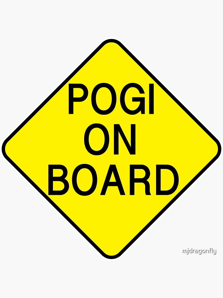 "Pogi on board - Funny Filipino Design" Sticker for Sale by mjdragonfly ...