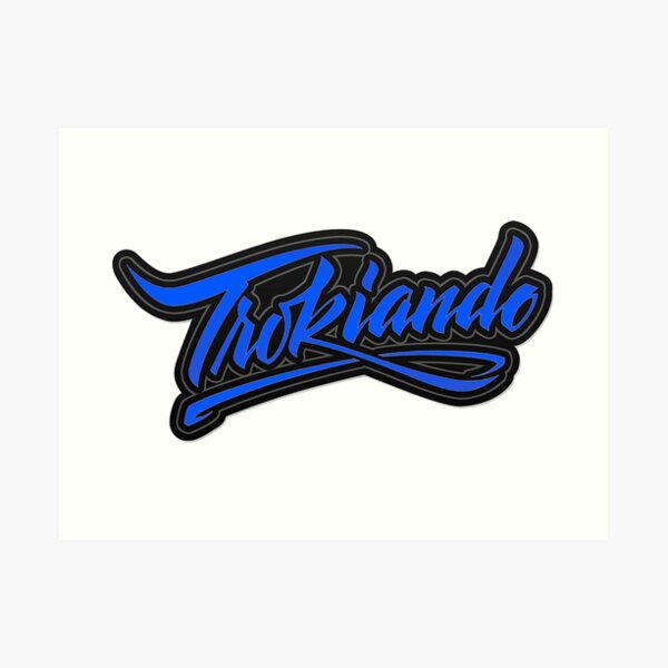 "Trokiando Blue Logo" Art Print for Sale by Teesigned | Redbubble
