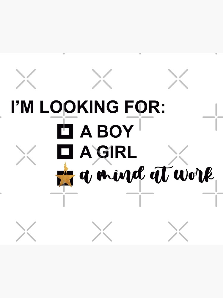 "Hamilton - I'm looking for mind at work" Poster for Sale by Lugarcez ...