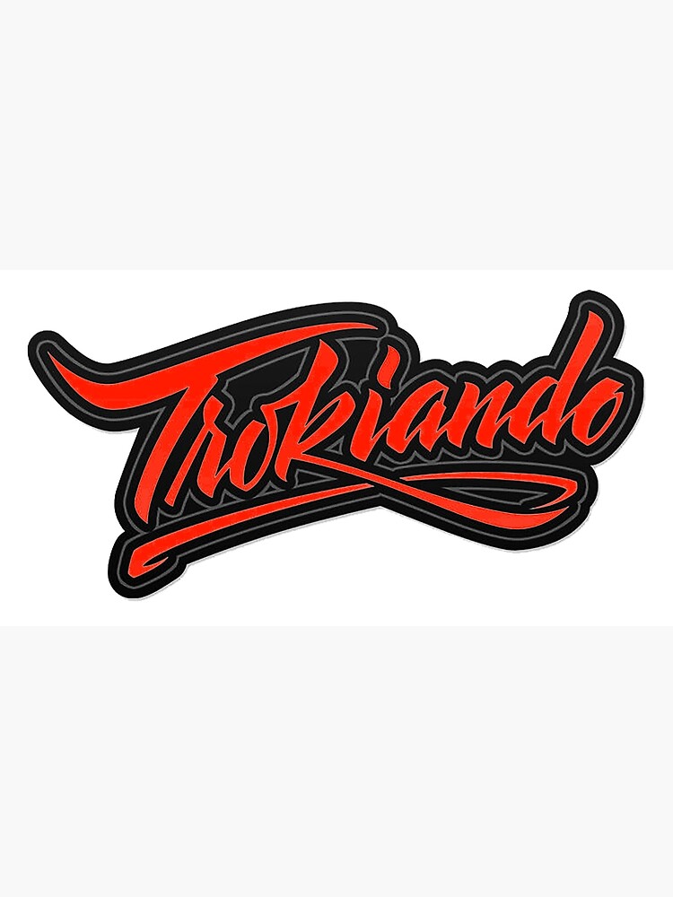 "Trokiando Red Logo" Art Print by Teesigned | Redbubble