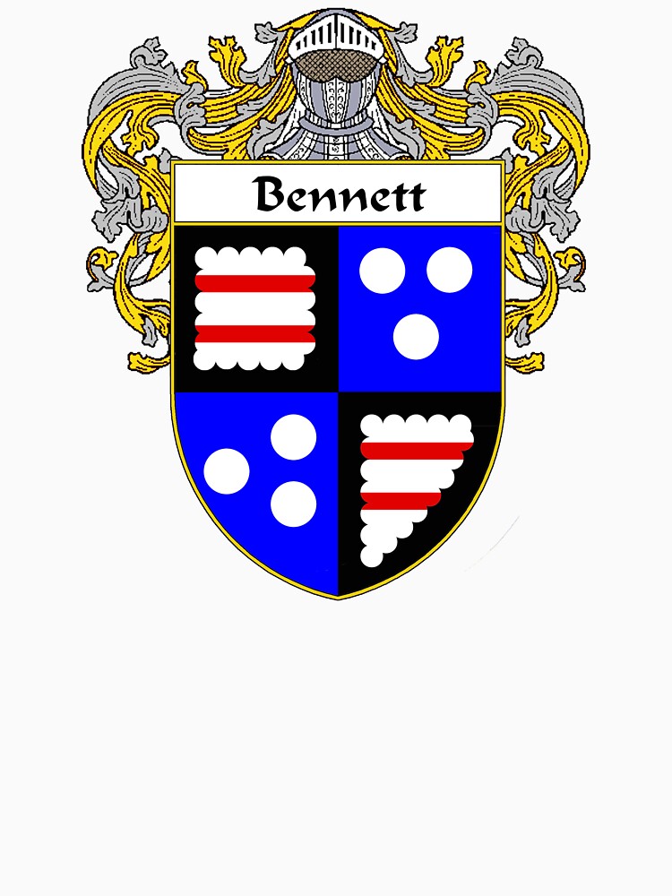 "Bennett Coat of Arms/ Bennett Family Crest" T-shirt by IrishArms ...