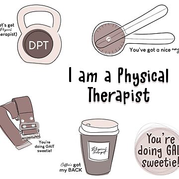 "Physical Therapy Bundle" Sticker for Sale by nolidesignsco | Redbubble