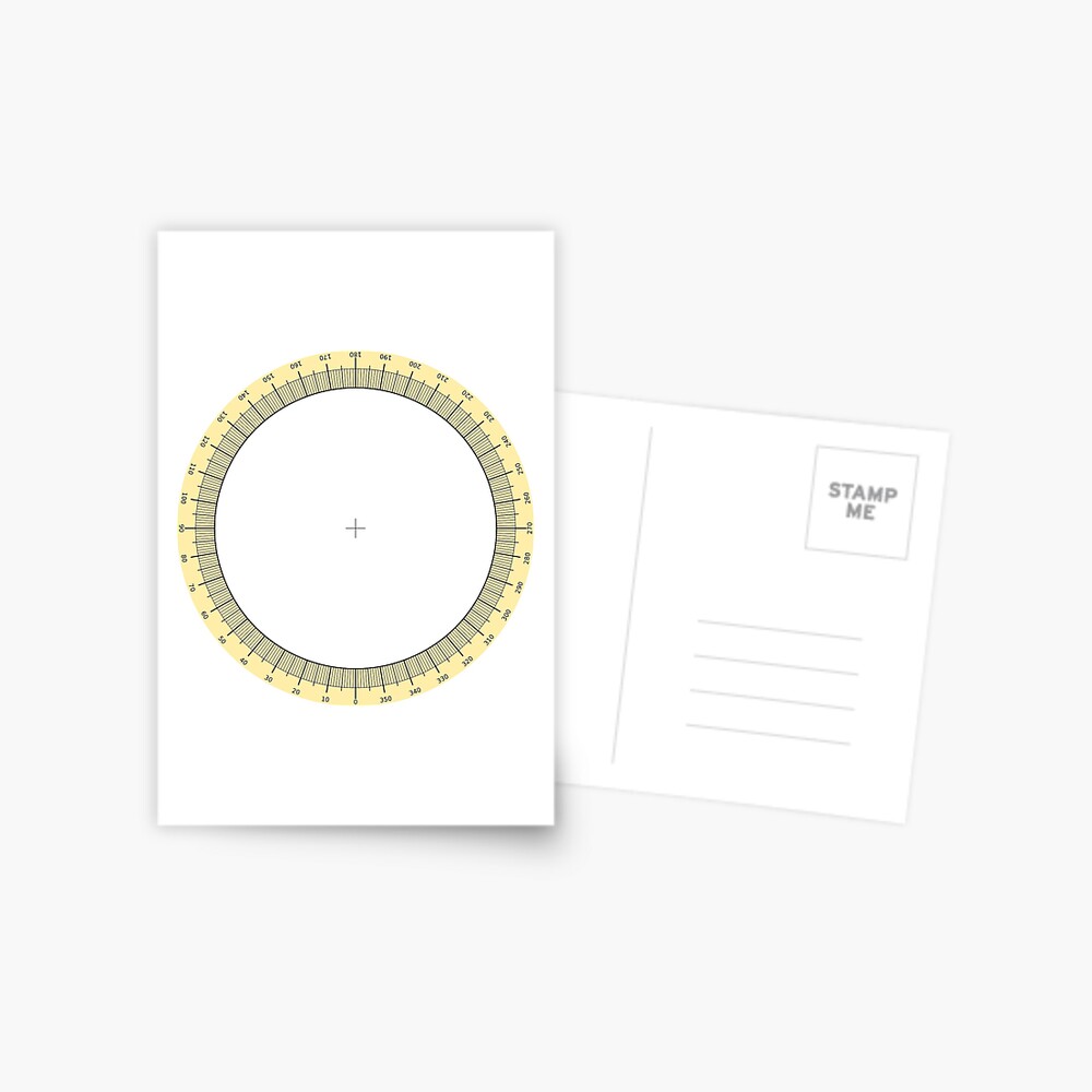 "Protractor Circle" Sticker for Sale by Ayadsan | Redbubble