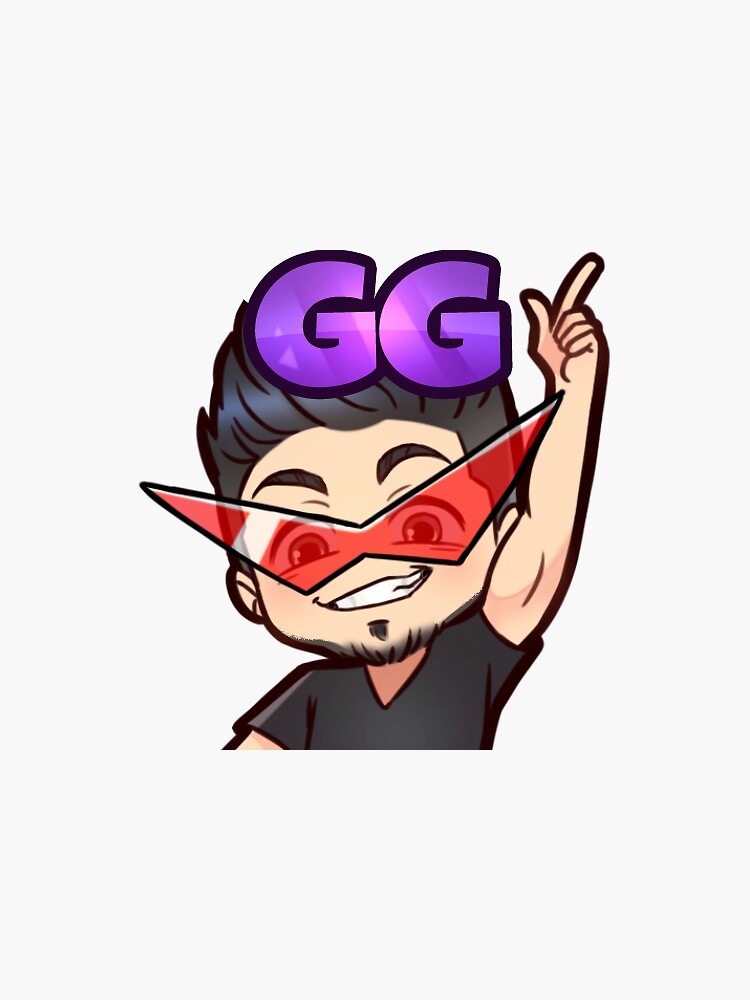"JTSpiderz GG Emote" Sticker for Sale by JTSpiderz | Redbubble
