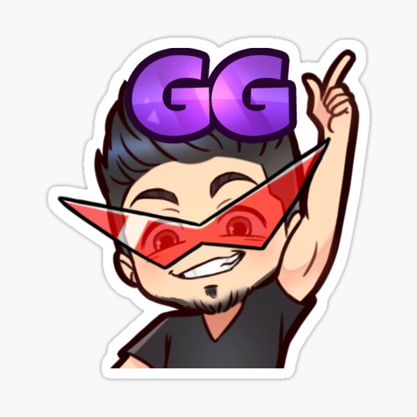 "JTSpiderz GG Emote" Sticker for Sale by JTSpiderz | Redbubble