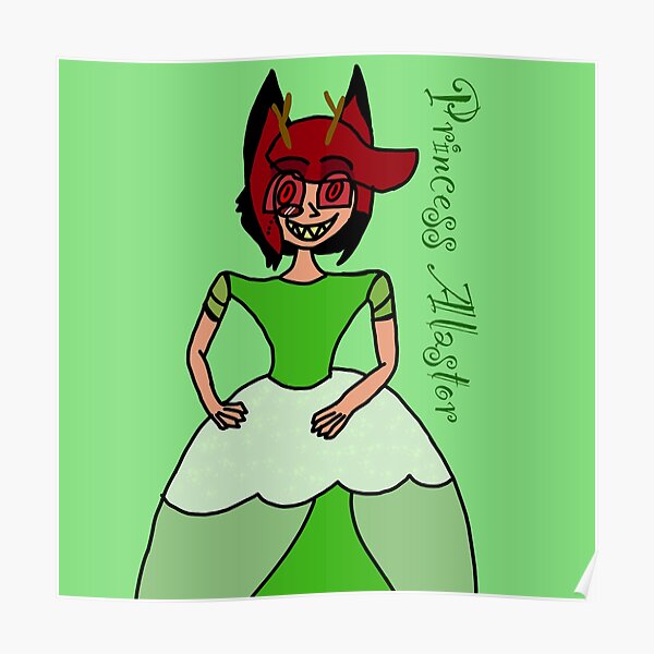 "Alastor as a Princess | Hazbin Hotel" Poster for Sale by xxcr ...