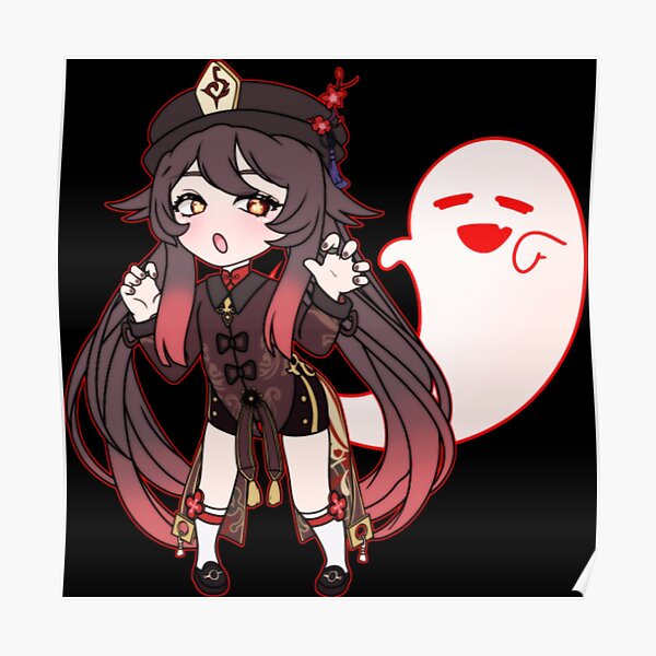Hu Tao Ghost Posters | Redbubble
