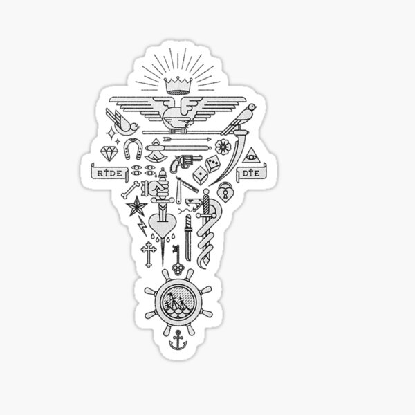 "Iconography" Sticker for Sale by boyinkus | Redbubble