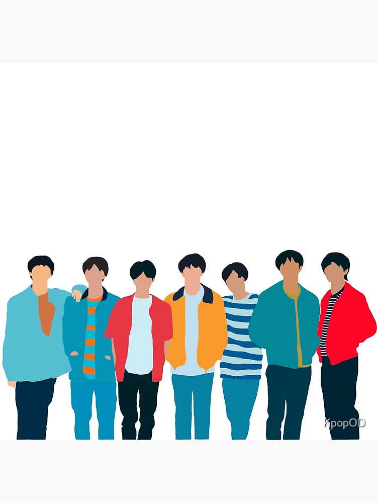"Simple BTS Design" Poster by KpopOD | Redbubble
