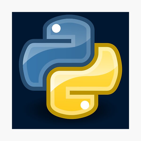 "Python logo" Photographic Print by UnitShifter | Redbubble