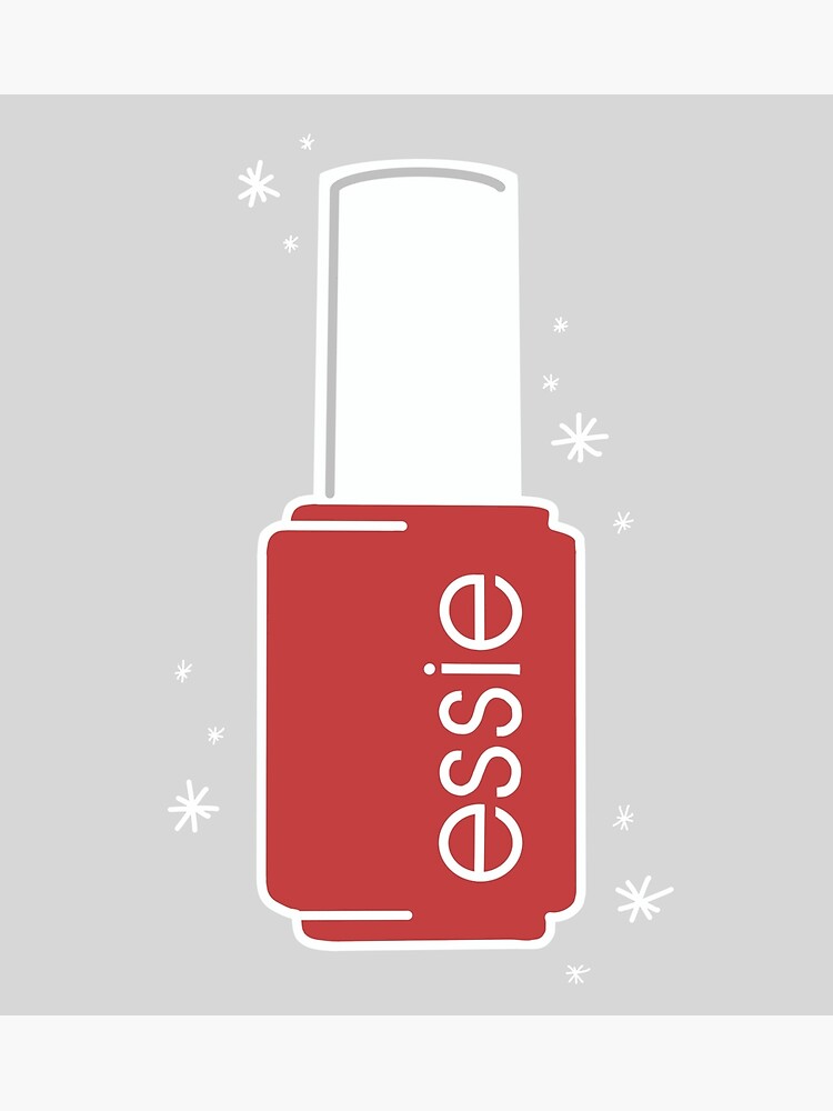"Essie Nail Polish - Red" Poster by PlumAdorable | Redbubble