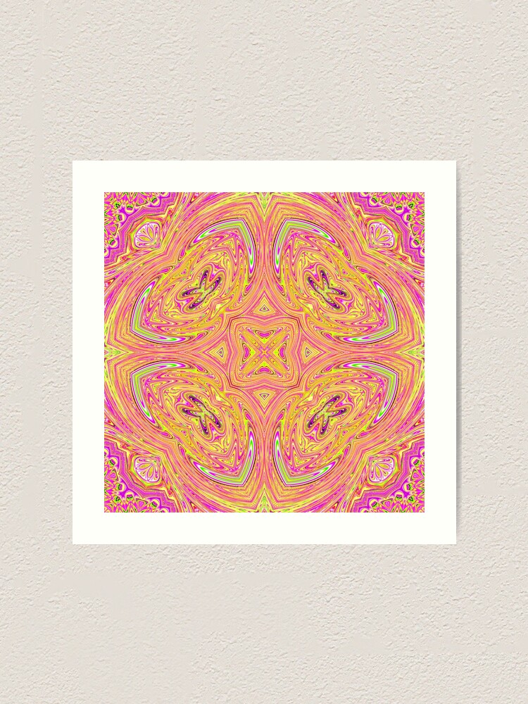 "Psychedelic tiles 50." Art Print for Sale by cr6zym1nd | Redbubble