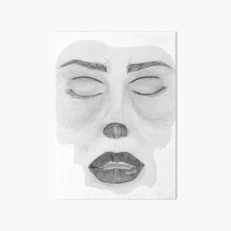 "Trippy Face" Art Board Print by Kawaii5ohh | Redbubble