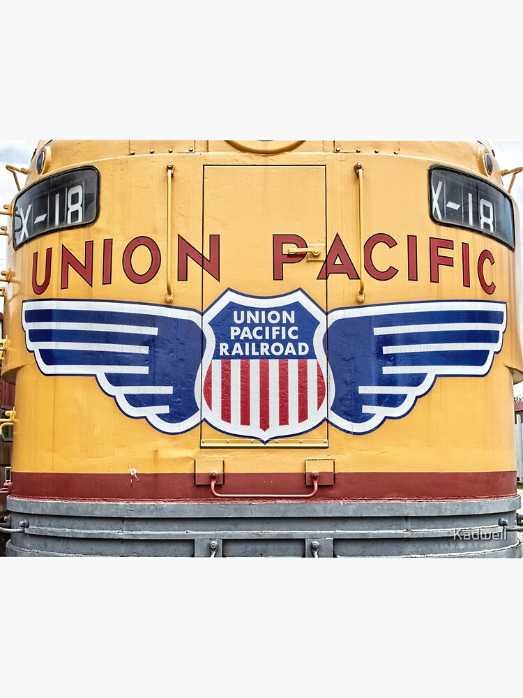 "Union Pacific" Sticker by Kadwell | Redbubble